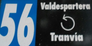 Recorrido y paradas de la línea 56 de Autobús: de Valdespartera a Tranvía